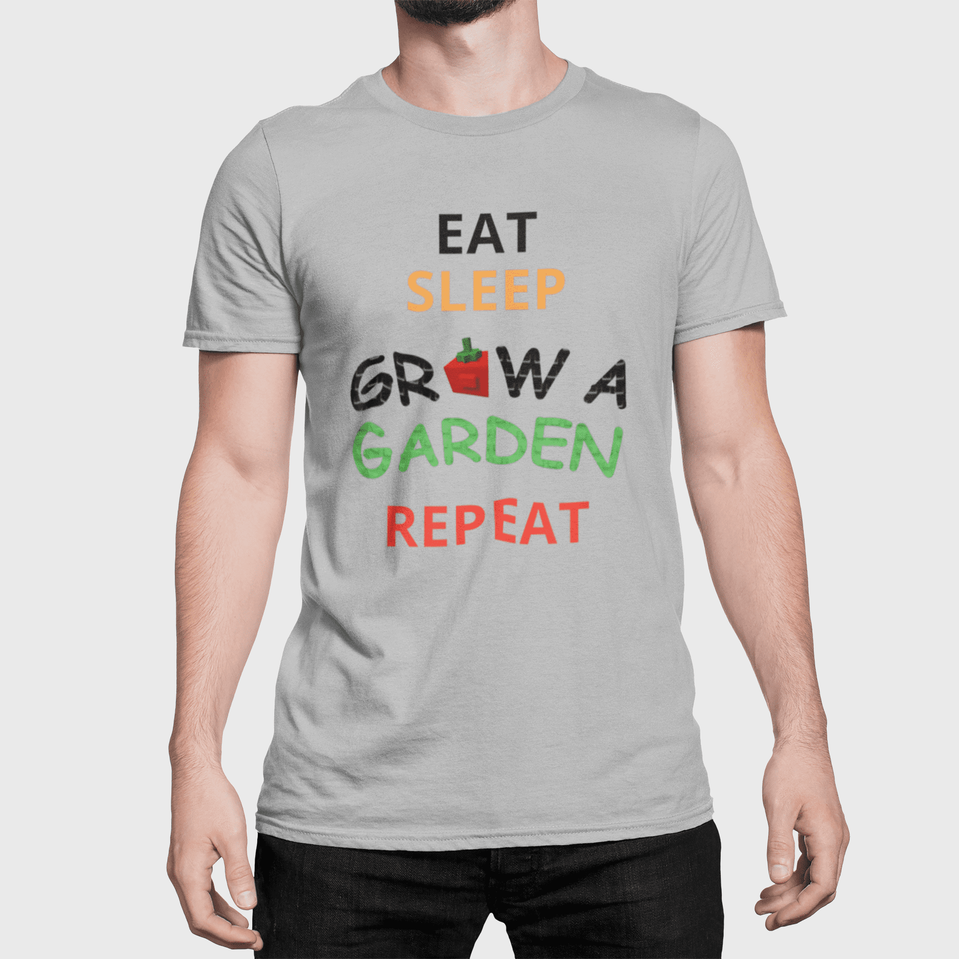 Eat Sleep Garden Tee, Funny Game Eat Sleep Grow A Garden Repeat Gamer Design T-Shirt - Walmart.com