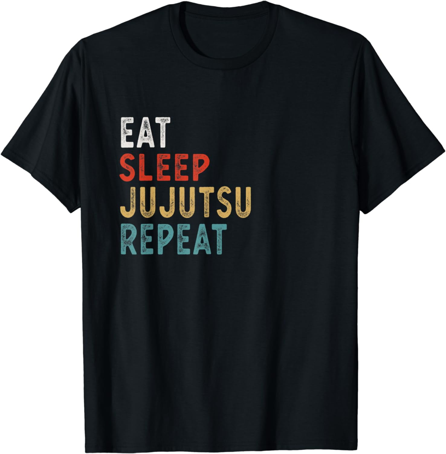 Eat Sleep Jujutsu Repeat Funny Jujutsu Player Gift Idea T-Shirt ...