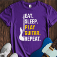 Eat. Sleep. Play Guitar. Repeat. T-Shirt - Walmart.com