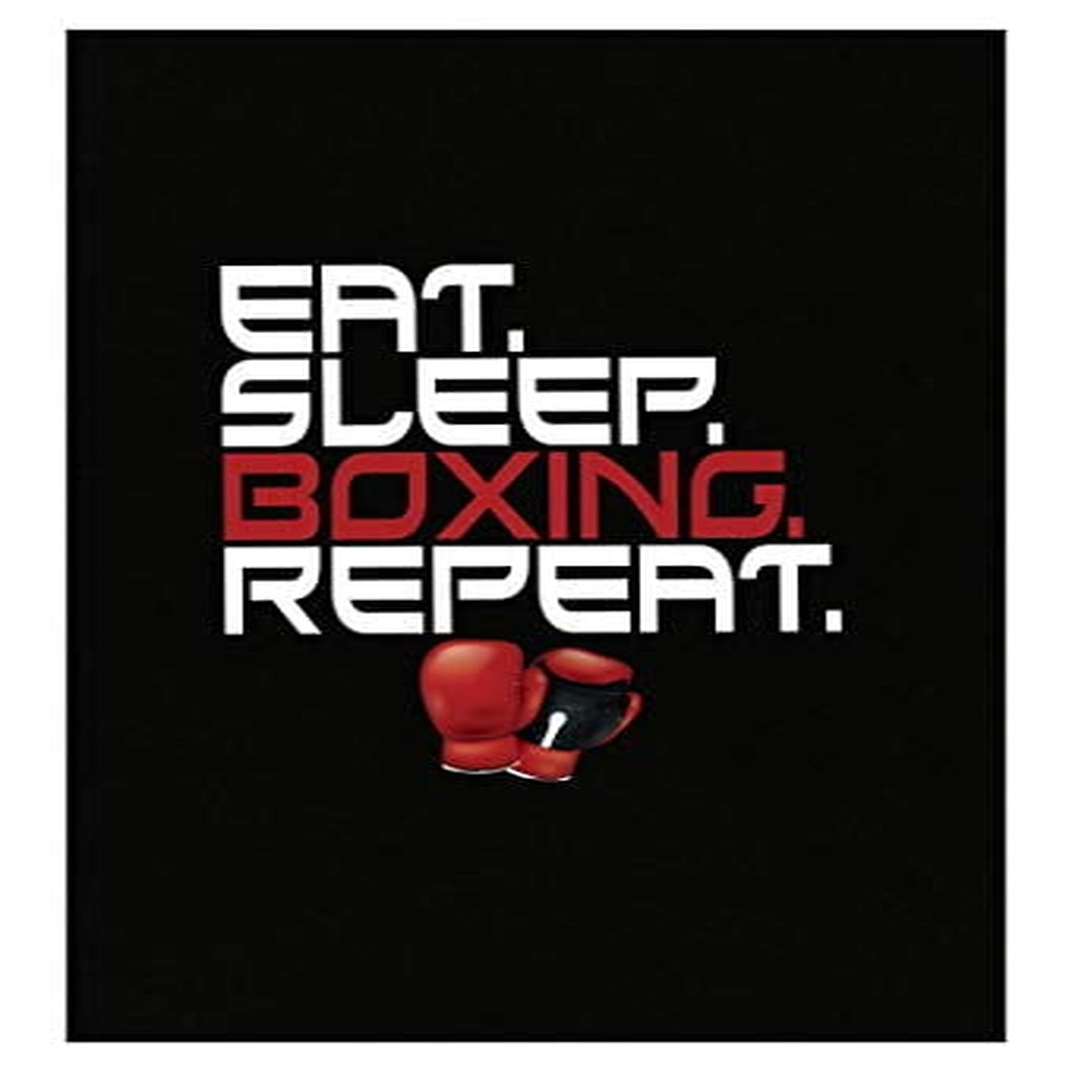 Eat Sleep Repeat Boxing Poster - 13x19 - Wall Decor for Boxers Gift ...