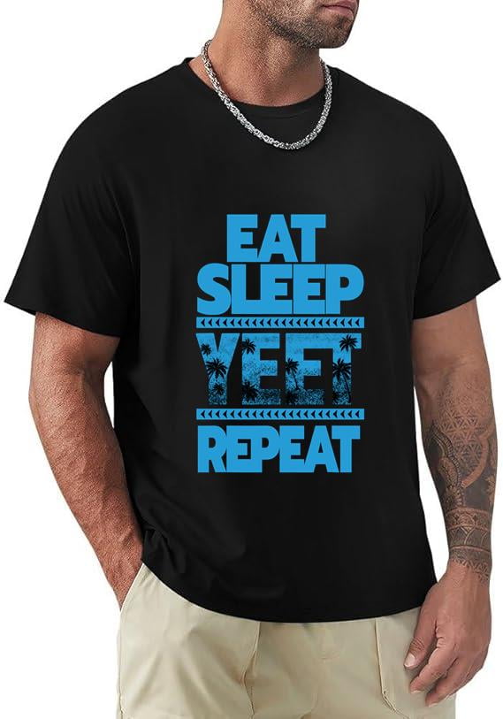 Eat Sleep Repeat Funny Sports Meme Quote Game Day Athlete Humor Unisex ...