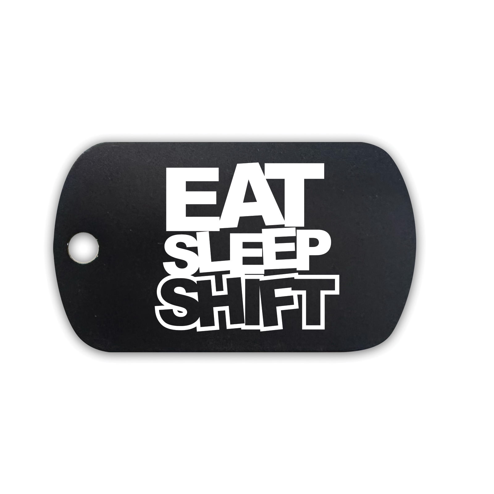 Eat Sleep Shift GI Dog Tag Aluminum Keychain #1 jdm drift - Black ...