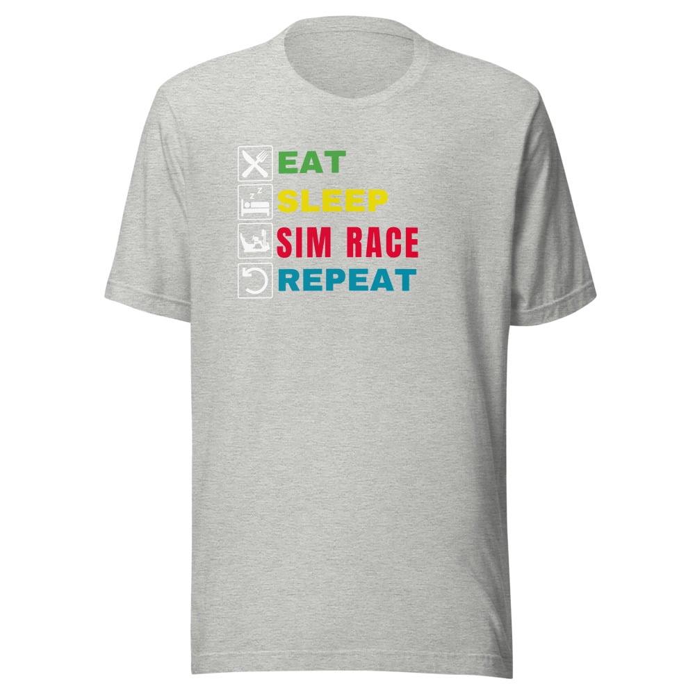 Eat Sleep Sim Racing Repeat, Car Racing Sim, Unisex, Funny Gaming ...