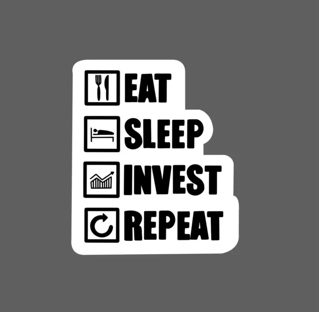 Eat Sleep Train Repeat Sticker Waterproof Sticker Phone Decal Water ...