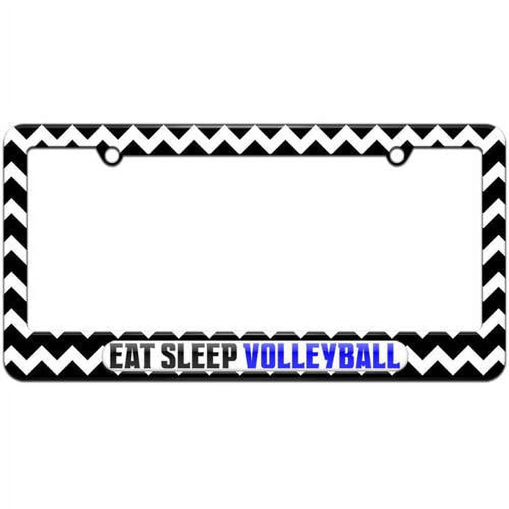 Eat Sleep Volleyball License Plate Tag Frame, Multiple Colors - Walmart.com