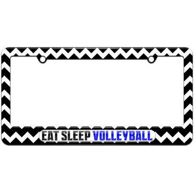Eat Sleep Volleyball License Plate Tag Frame, Multiple Colors - Walmart.com