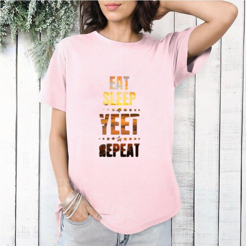 Eat Sleep Yeet Repeat Funny Yeet Meme Dance Trend Viral T-Shirt, for ...