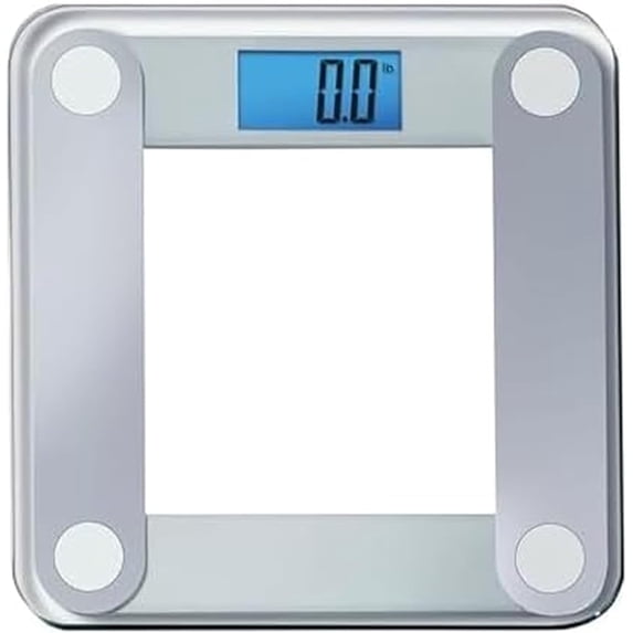 Eat Smart Digital Bathroom Scale with Extra Lar Easy to Read Lighted ...
