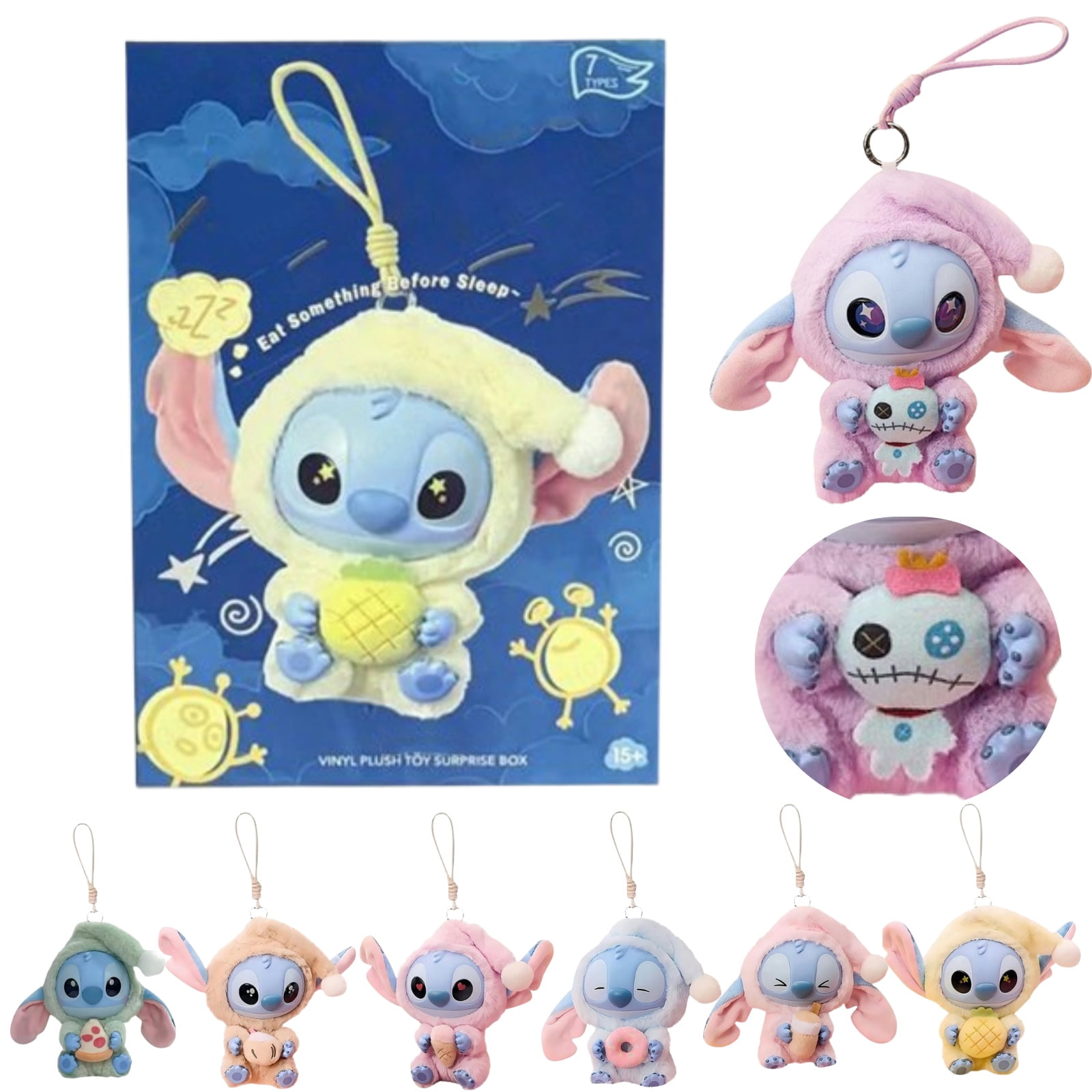 Eat Something Before Sleep Series Blind Box, Stitch Collectible Series ...