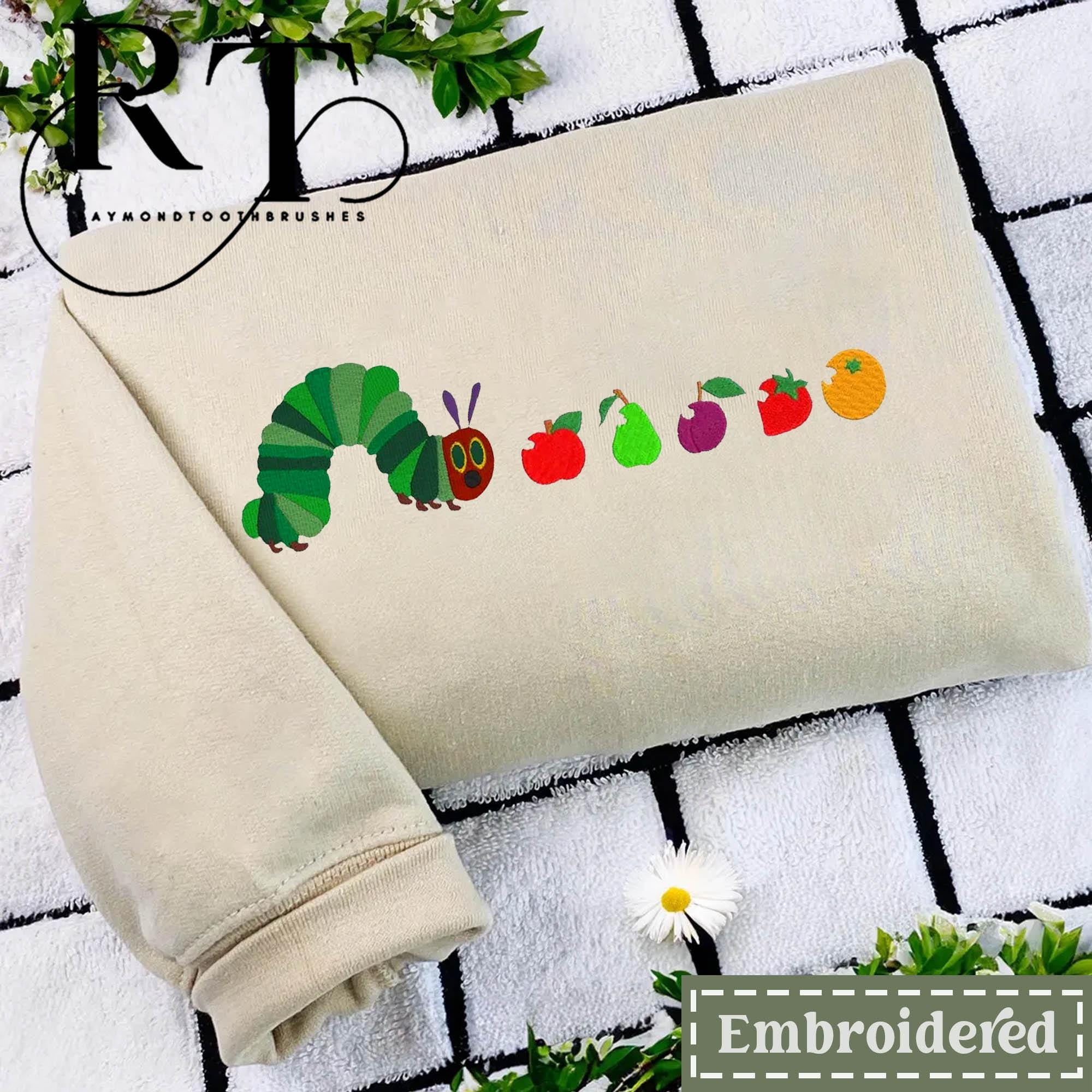 Eat The Rich Embroidered Sweatshirt, Eat The Rich Embroidery Sweatshirt ...