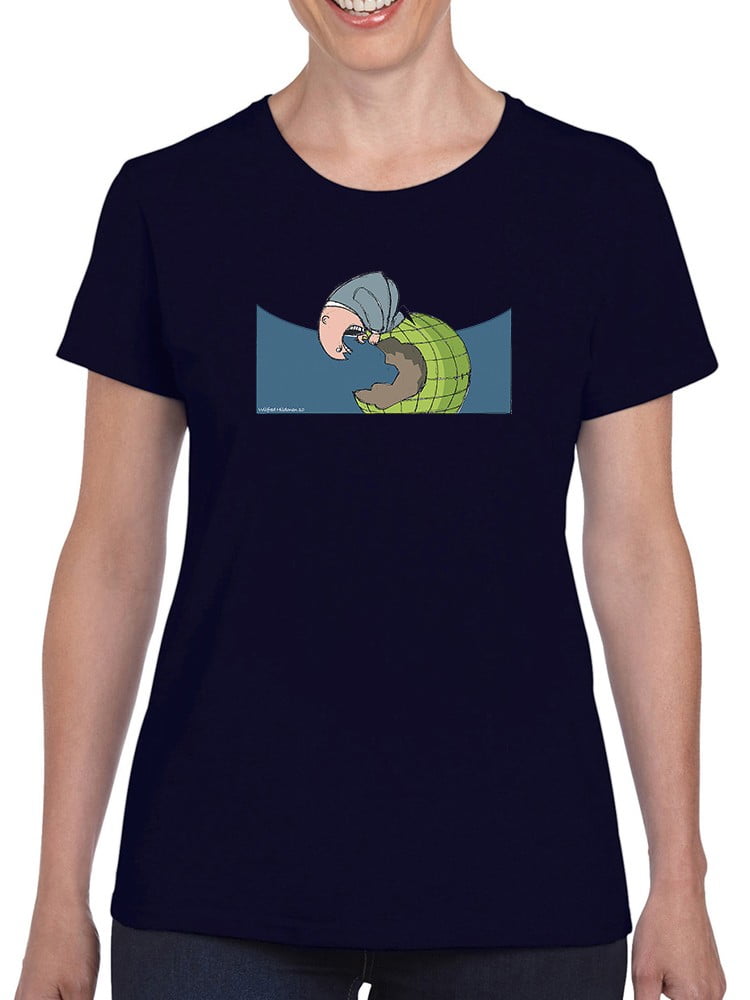 Eat Your Earth Out T-Shirt Women -Wilfred Hildonen Designs, Female ...