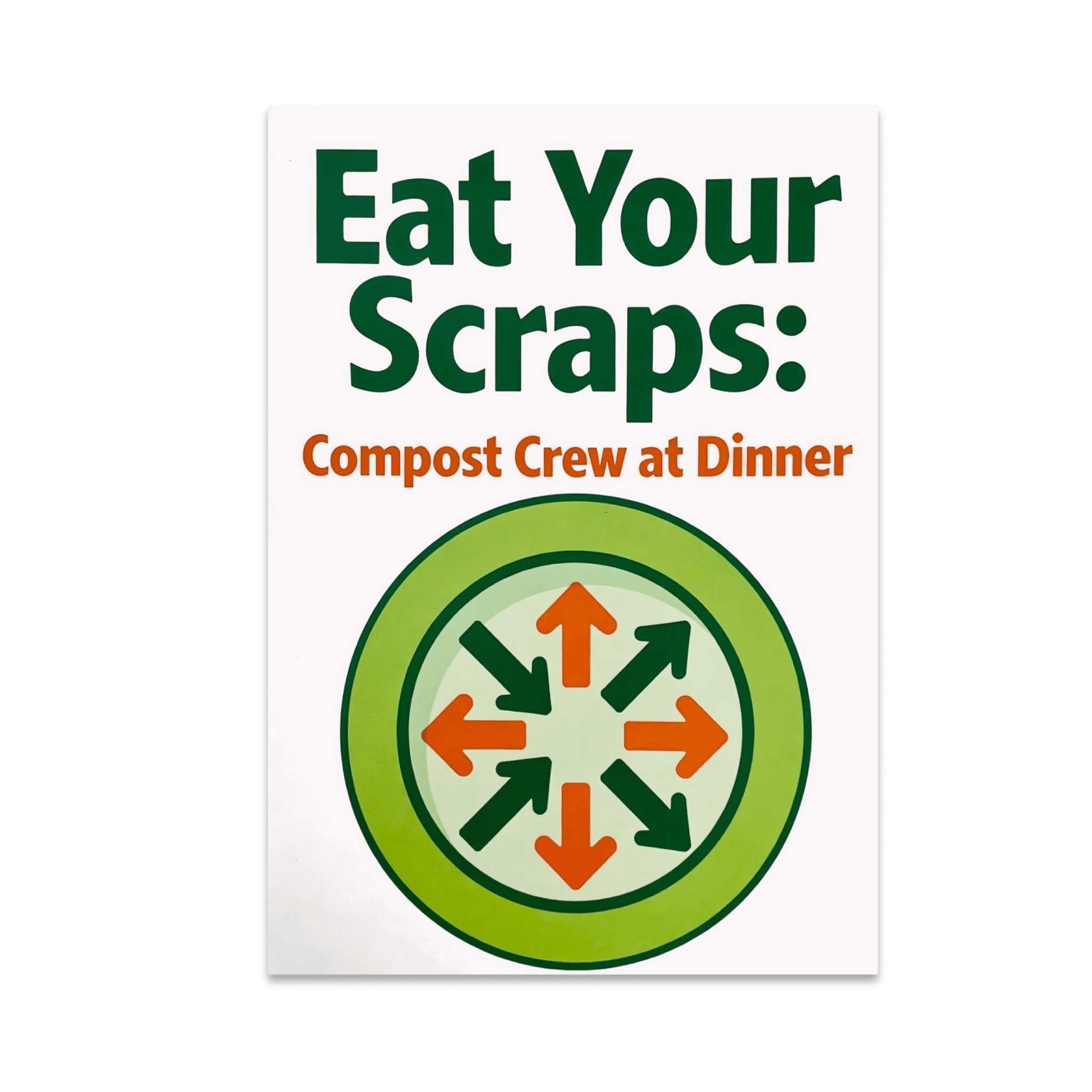 Eat Your Scraps: Compost Crew at Dinner - Kitchen Decor for Families ...