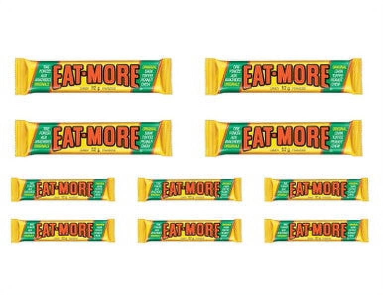 Eat-more Candy Bars Dark Toffee Peanut Chocolate(10ct) 52g Each ...