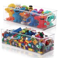 The Home Edit Small Clear Storage Bin Insert, Cabinet Organizer, 4.68 ...