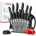 EatNeat Kitchen Knife Set with Cutting Board - Deluxe 18 Piece Home ...