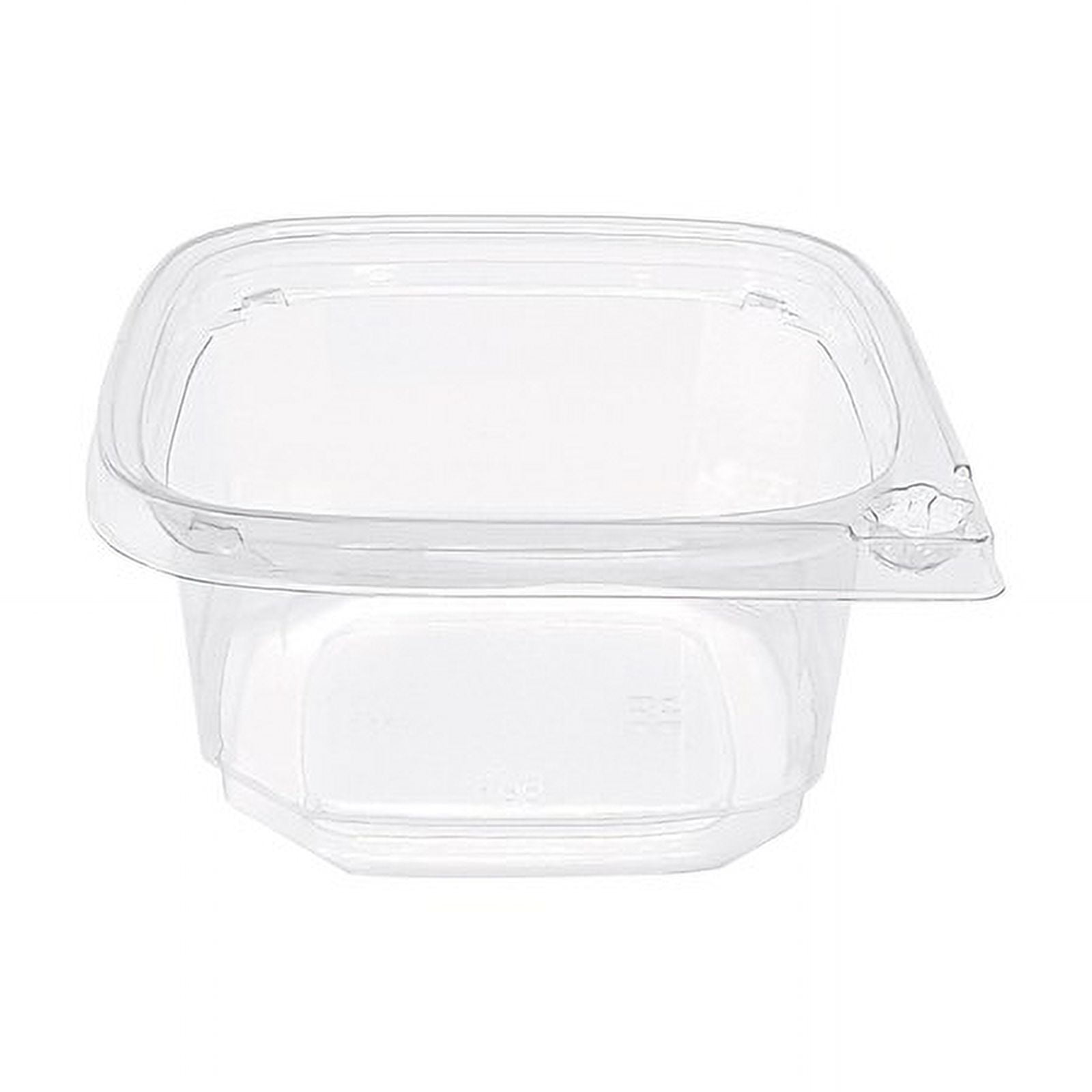 Eatery Essentials 12 oz Tamper Evident Deli Square Container, PET, Clear | 250/Case - Walmart.com