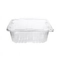 Eatery Essentials 64 oz Hinged Lid Tamper Evident Container, RPET, Clear | 134/Case - Walmart.com