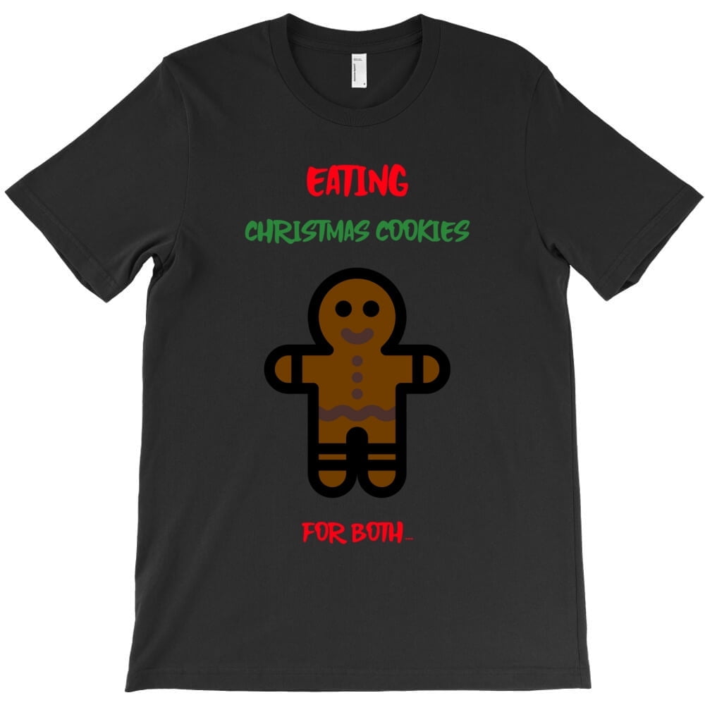 Eating Christmas Cookies For Two Funny Holiday Baking Graphic ...