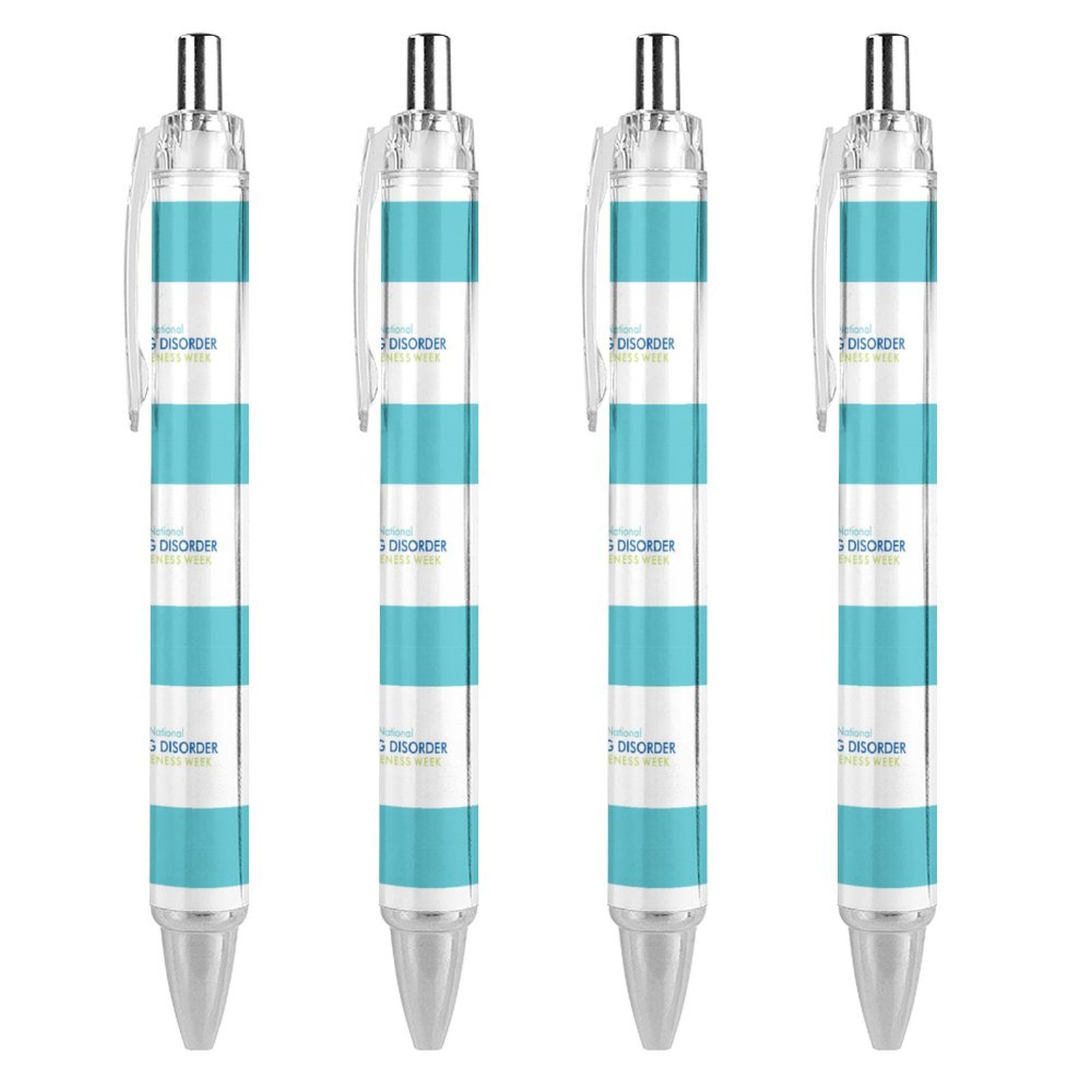 Eating Disorder Awareness Week Ballpoint Pen Retractable Pens Black ...