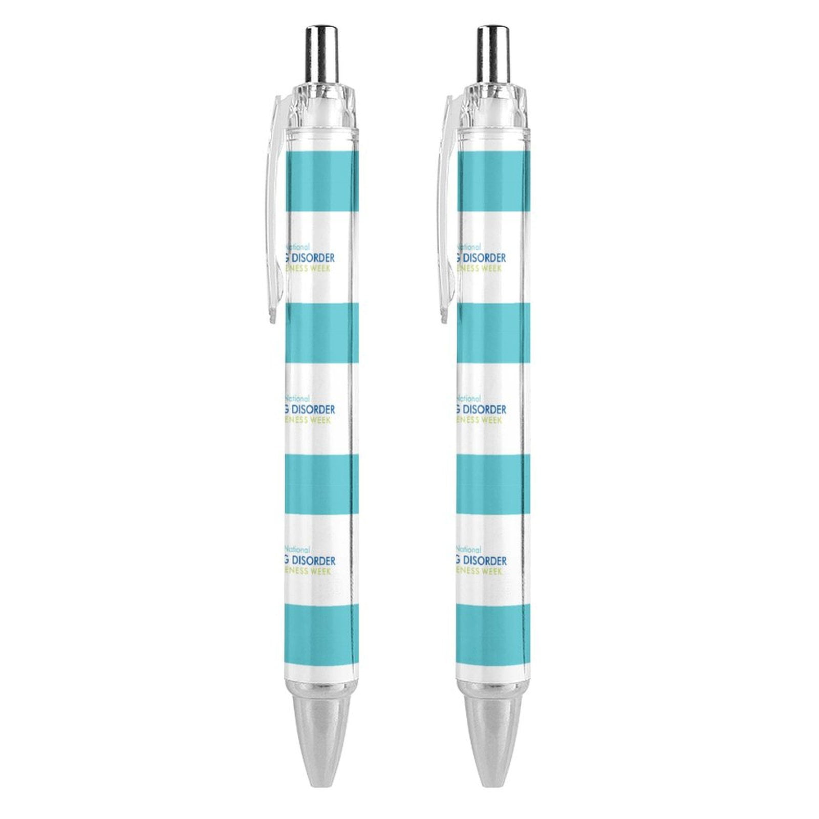 Eating Disorder Awareness Week Ballpoint Pen Retractable Pens Black ...