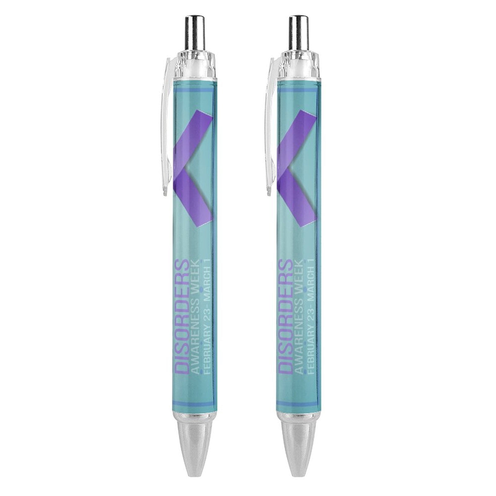 Eating Disorders Week Ballpoint Pen Retractable Pens Black Writing Pen ...