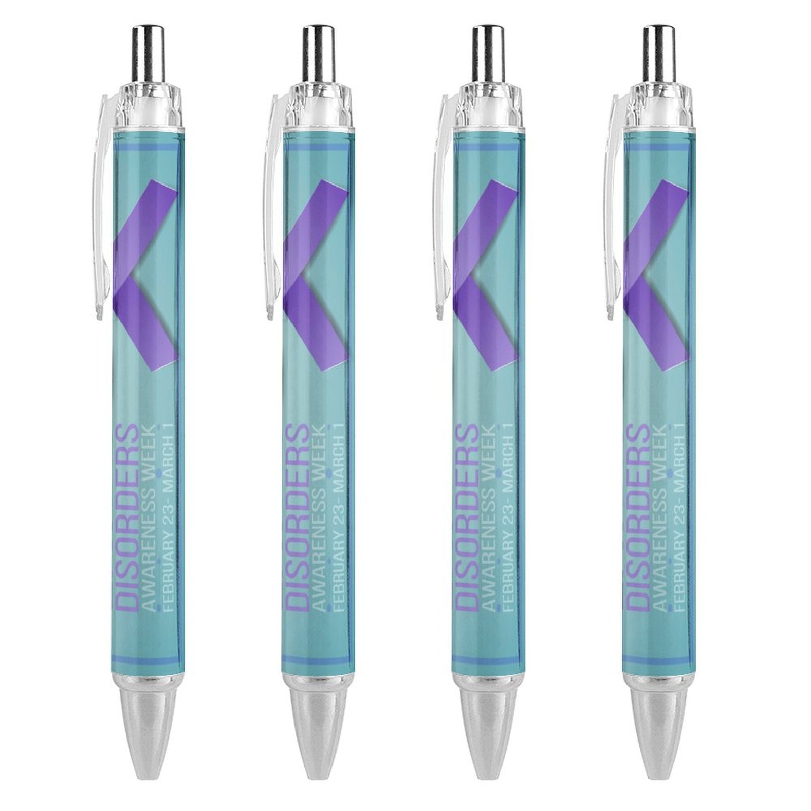 Eating Disorders Week Ballpoint Pen Retractable Pens Black Writing Pen ...