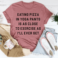 Eating Pizza Tee Peachy Sunday T-Shirt - Walmart.com