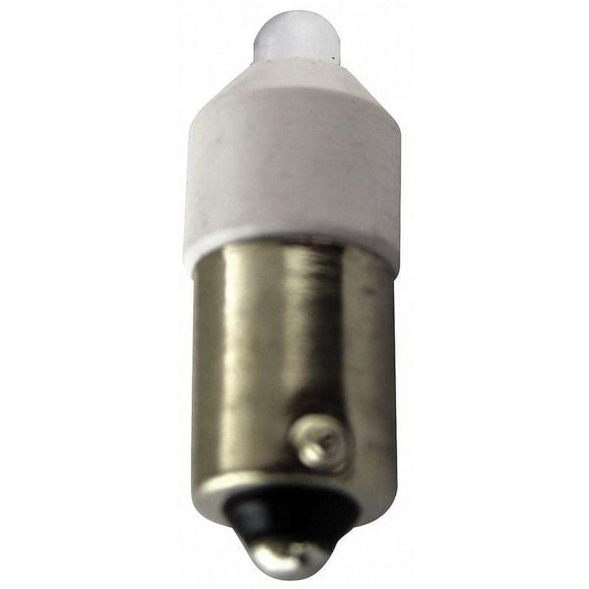 Eaton 0.72W T3-1/4 Miniature Bayonet BA9s LED Light Bulb, 120V, 25 ...