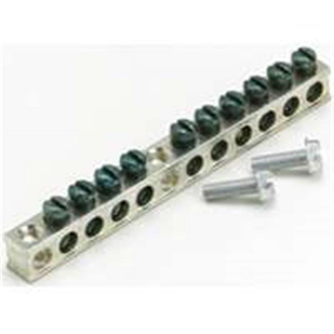 Eaton 10-Terminal BR Aluminum Ground Bar Kit GBK10P - Walmart.com