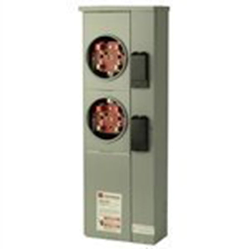 Eaton 1MP2122R 1 Phase 2-Gang Ring Style Meter Pack 4 Jaw 125 Amp ...