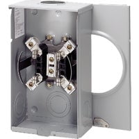 Eaton 200A 600V 4-Jaw Outdoor Overhead Service Meter Socket UTRS202BCH ...