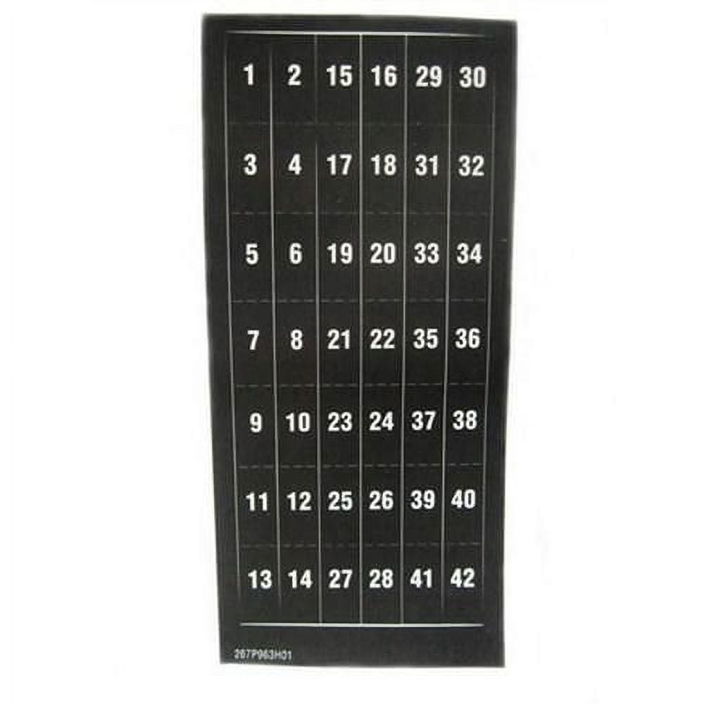 Eaton 267P963H01 Panelboard Number Tab For Use With Panelboard Upto 42 ...