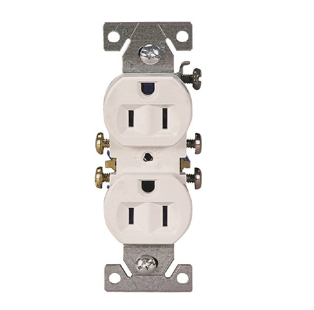 Eaton 270W/10 Duplex Receptacle Wiring Device, White, Each - Walmart.com