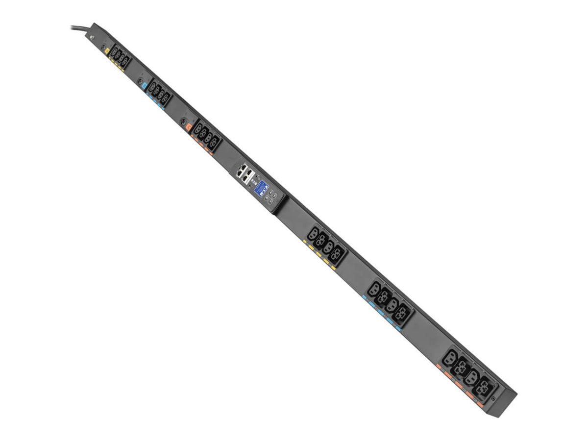 Eaton 3-Phase Managed Rack PDU G4, 120/208V, 24 Outlets, 16A, 5.8kW, L21-20 Input, 10 ft. Cord ...