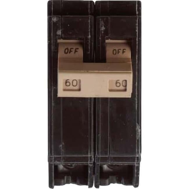 Eaton 3065133 60A Plug In 2-Pole Circuit Breaker - Walmart.com