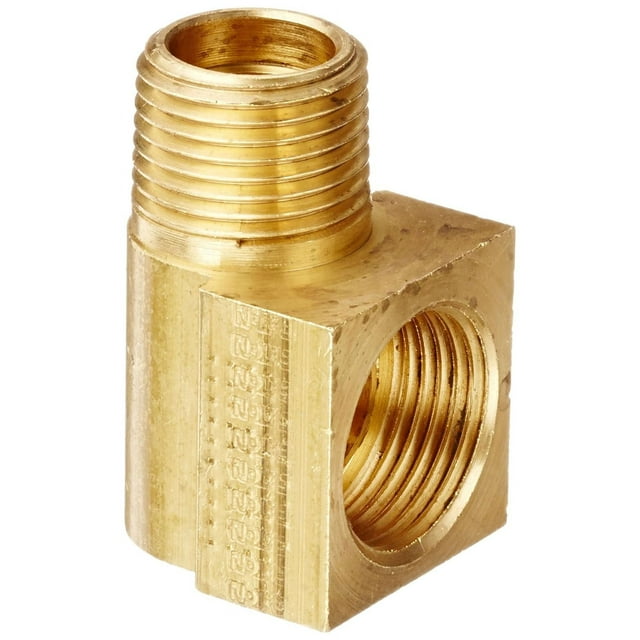 Eaton 402x8 Brass Ca360 Inverted Flare Brass Fitting 90 Degree Elbow
