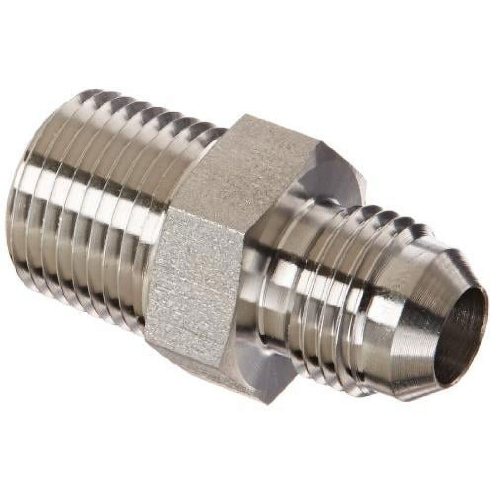 Eaton 5217X6X6 Stainless Steel SAE 37 Degree (JIC) Flare- Fitting, Adapter, 3/8" NPT Male X 3/8 ...