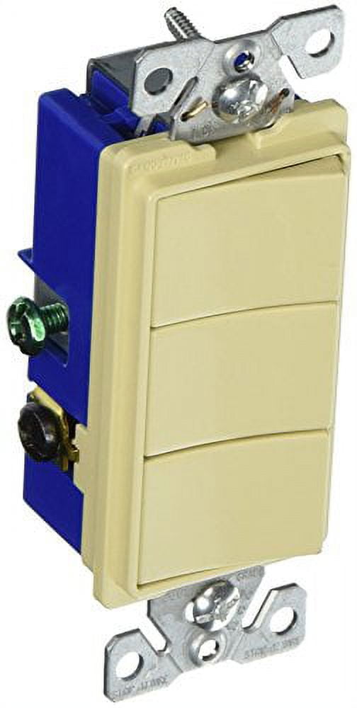 Eaton 7729V-SP 15-Amp 3-Way 120-Volt Decorator Heavy Duty Grade Three ...