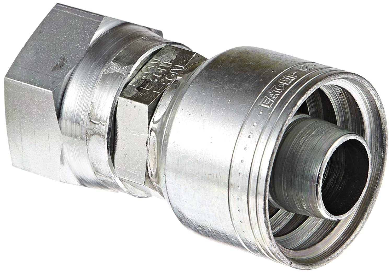 Eaton Aeroquip Crimp Fitting,3/4" I.D.,1-3/16",F,ORS 1AA12FR12 ...