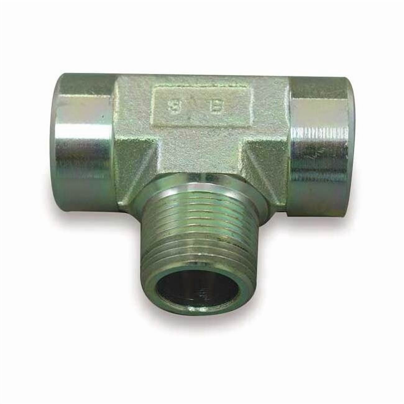 Eaton Aeroquip Adpt, MNPT-FNPT, 1/2-14, Tee, 2.46In 2091-8-8S - Walmart.com