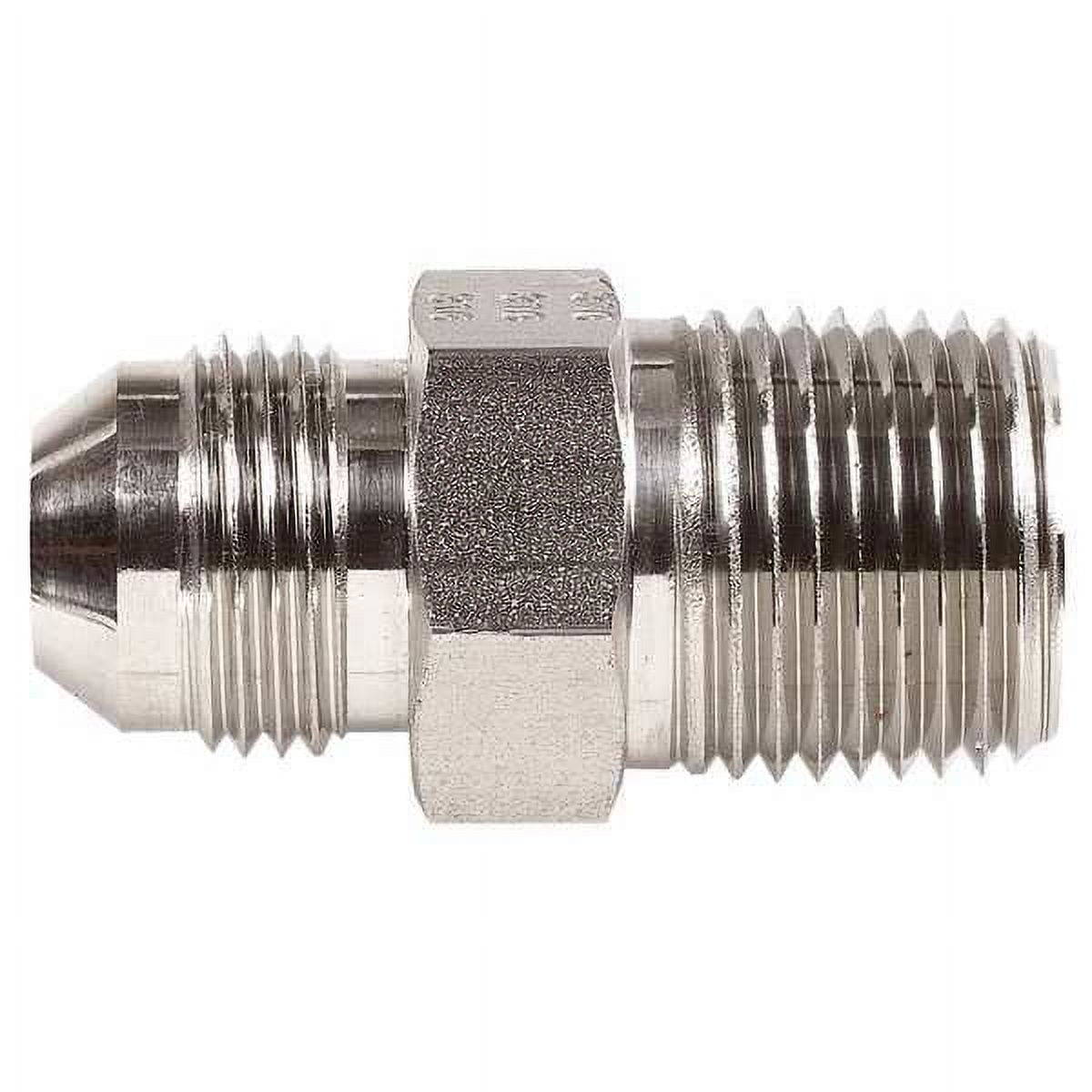 Eaton Aeroquip Hose Adapter,3/8",NPTF,1/4",JIC 2021-6-4SS - Walmart.com