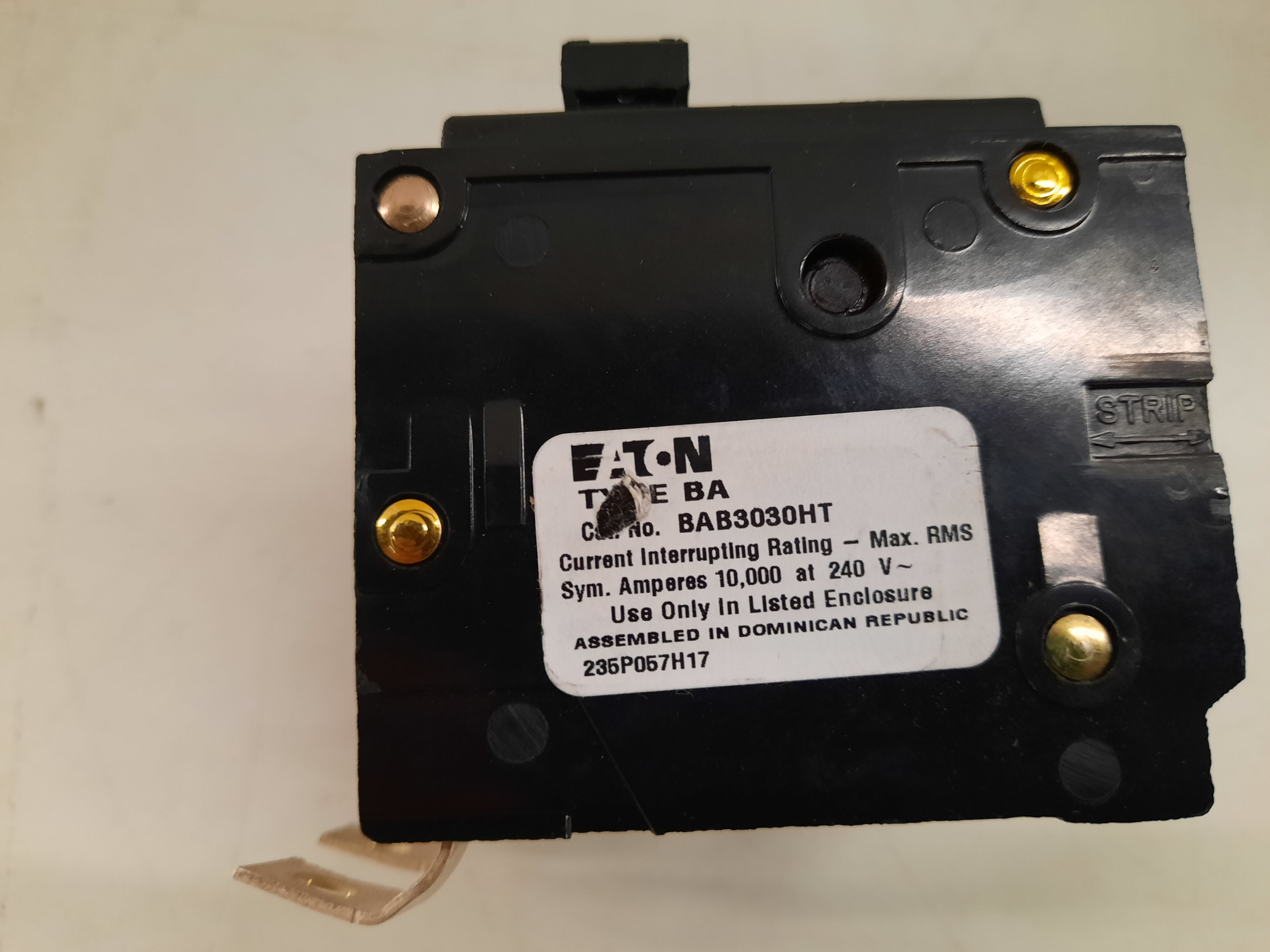 Eaton BAB3030HT Miniature Circuit Breakers (MCBs) - Walmart.com