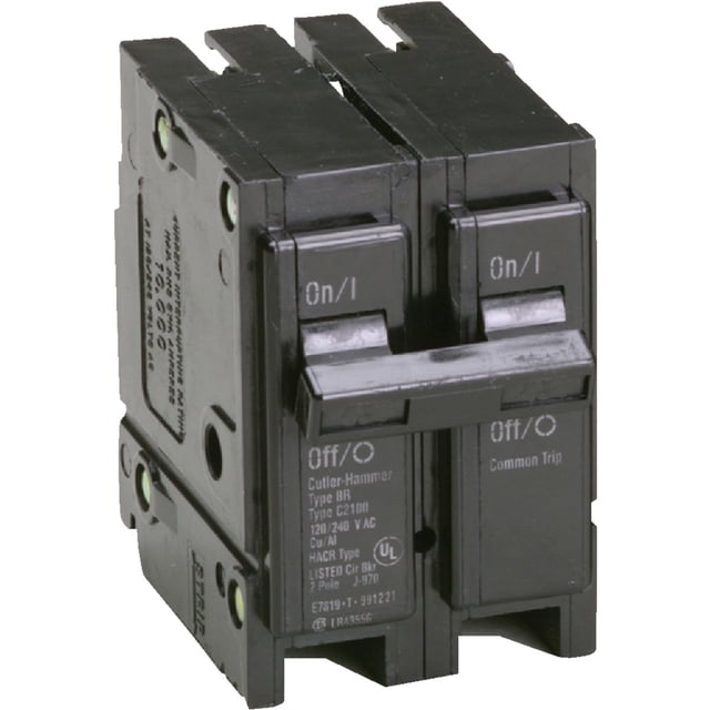 Eaton BR 25A Double-Pole Standard Trip Circuit Breaker BR225 - Walmart ...