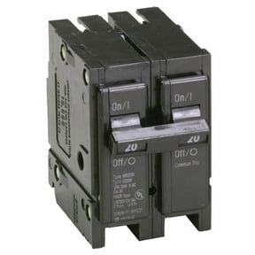 GE Smart THQP220 Double Pole Circuit Breaker, 20 Amp, Electrical ...
