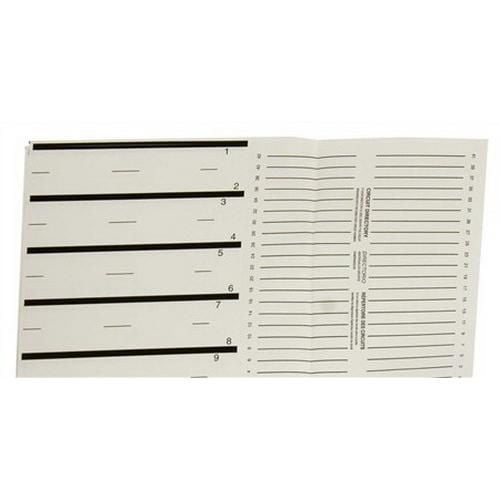 Eaton BRMS Circuit Marking Strip for BR Model/Series Loadcenters ...