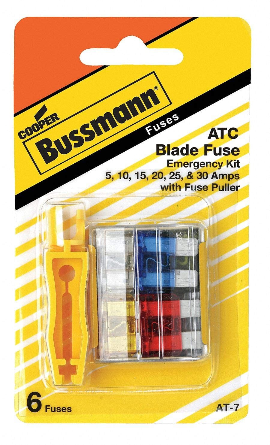 Eaton BUSSMANN Automotive Blade Fuse Kit with 6 Fuses Included; Fuse ...