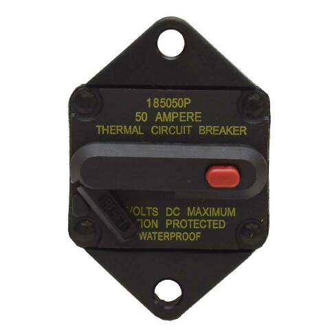 Eaton Bussmann Boat Circuit Breaker 185050P | Panel Mount 42V 50A ...