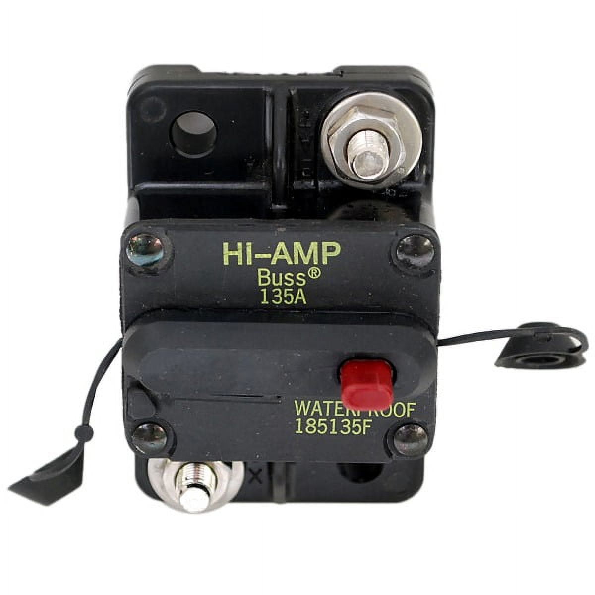 Eaton Bussmann Boat Circuit Breaker 185135F | Surface Mount 135A 42VDC ...
