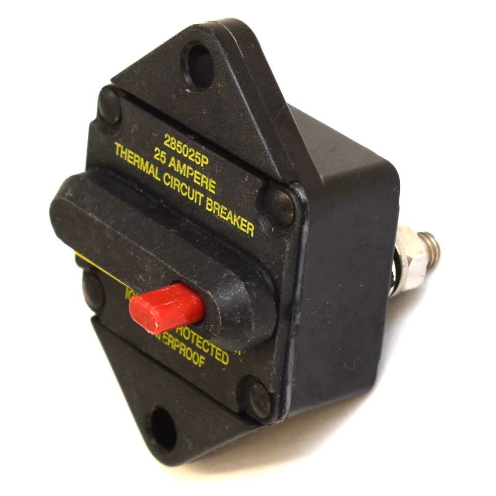 Eaton Bussmann Boat Thermal Circuit Breaker 285025P | 25A 48V - Walmart.com