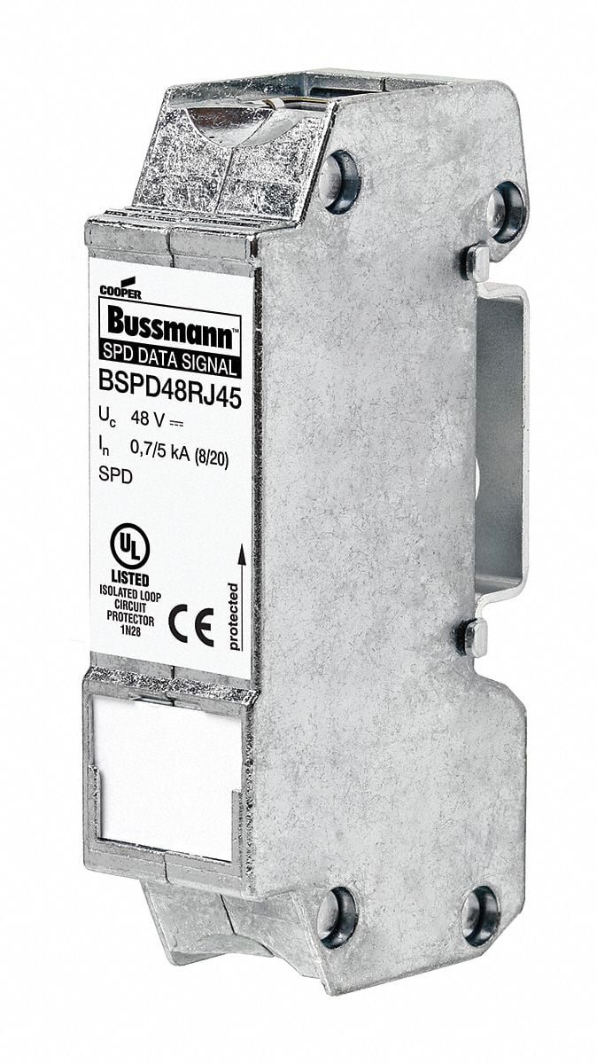 Eaton Bussmann Data Surge Protection Device,48VDC,1Ph BSPD48RJ45 ...